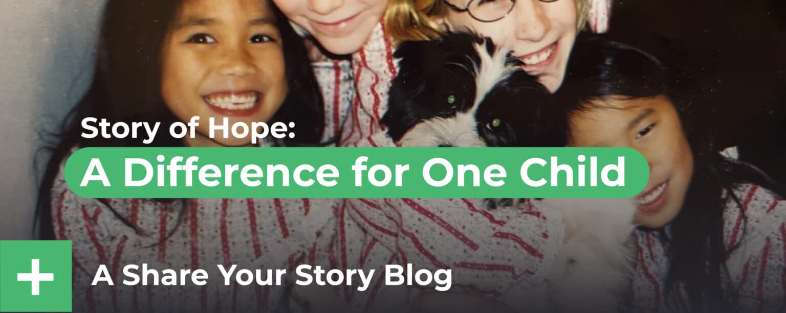 A Difference for One Child | A Story of Hope - Woodside Bible Church